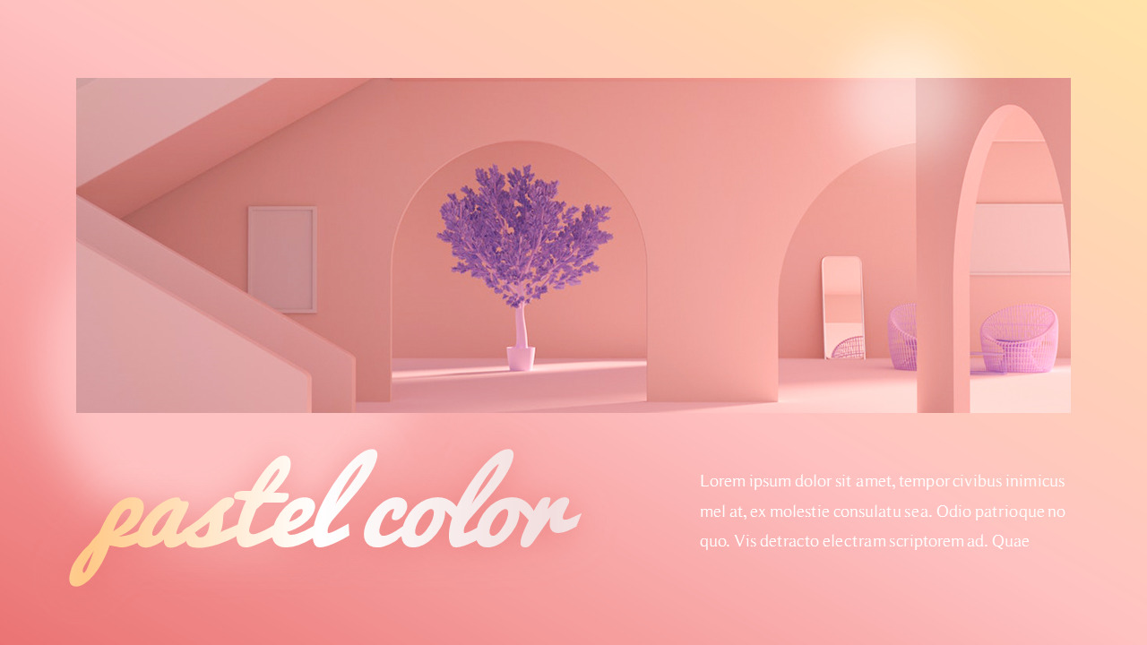 Abstract Scene slide powerpoint