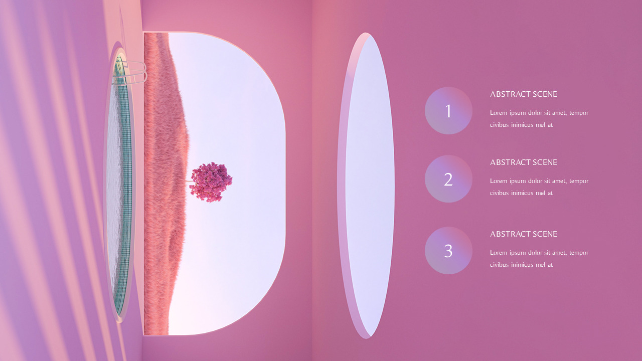 Abstract Scene slide powerpoint