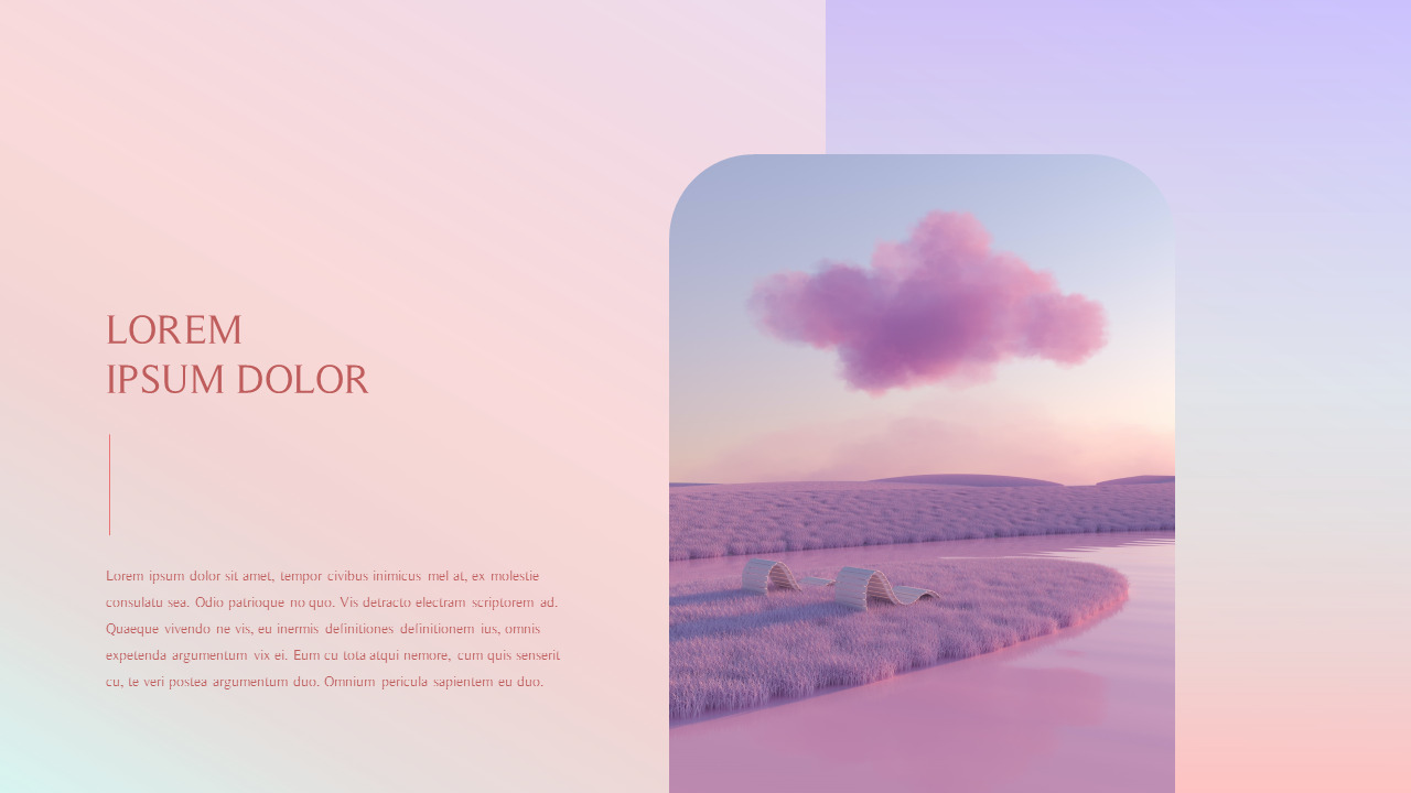 Abstract Scene slide powerpoint