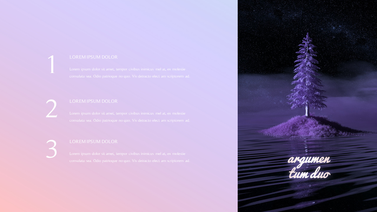 Abstract Scene slide powerpoint