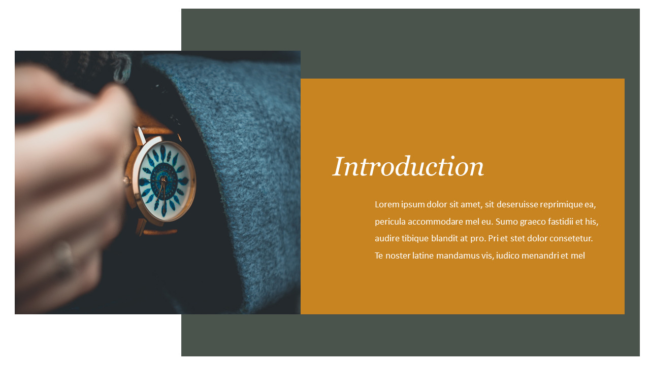 Wristwatch PowerPoint Presentations Samples|Lifestyle|Templates