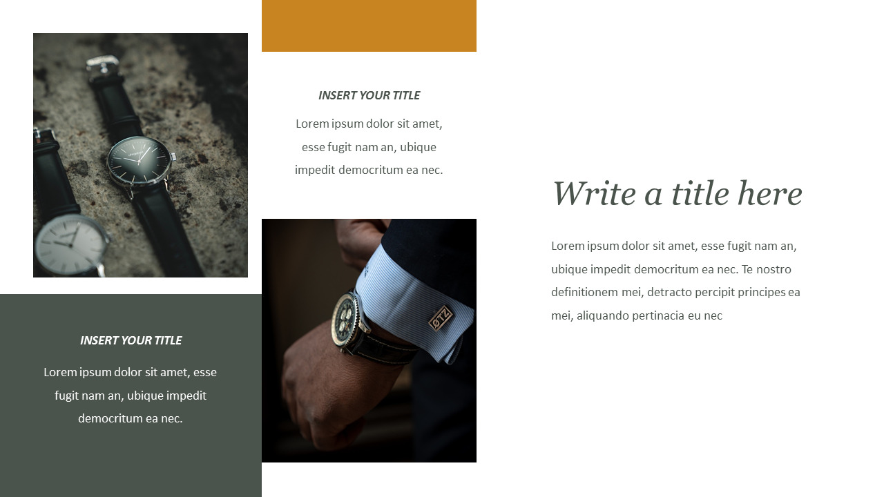 Wristwatch PowerPoint Presentations Samples|Lifestyle|Templates