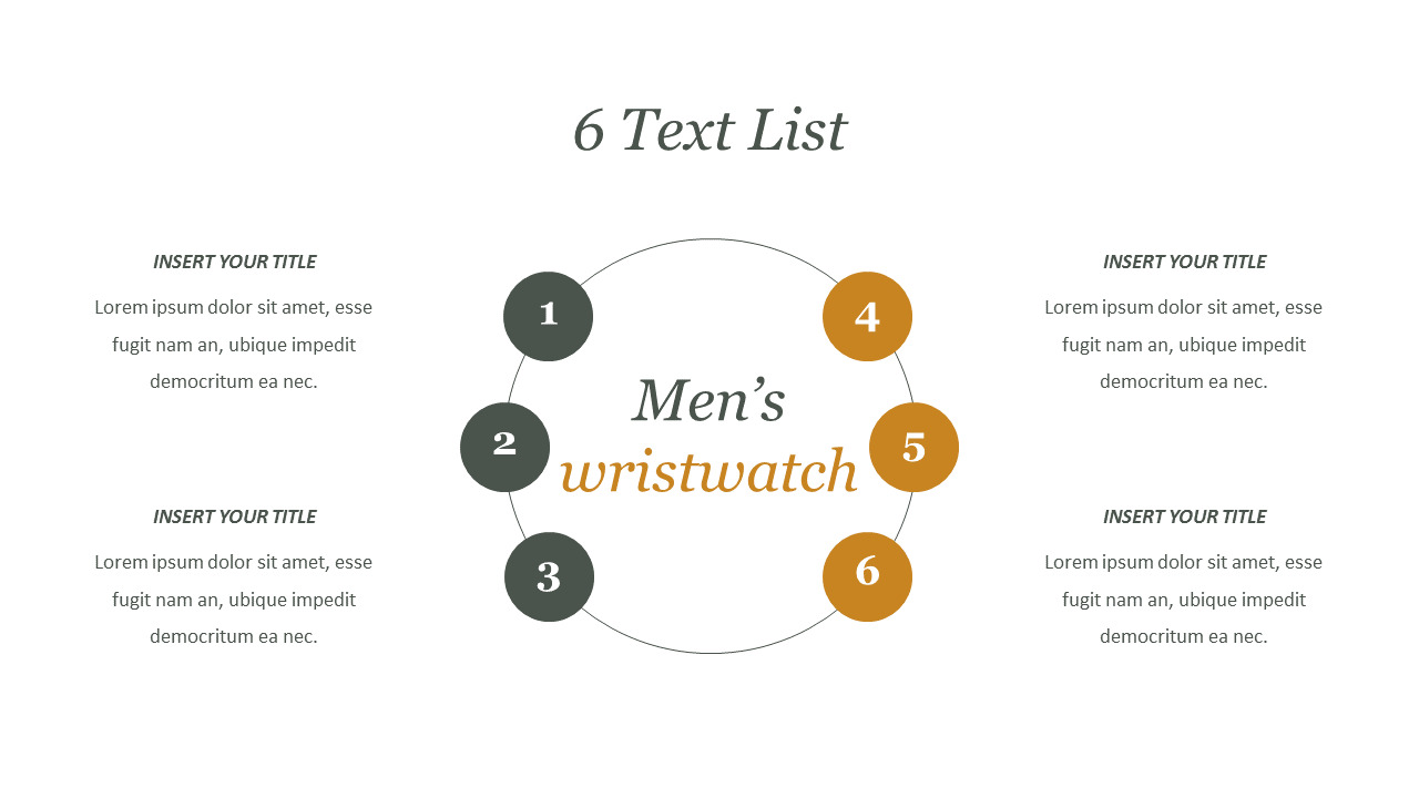 Wristwatch PowerPoint Presentations Samples|Lifestyle|Templates
