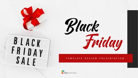 Black Friday Sale template design|Lifestyle|PPT