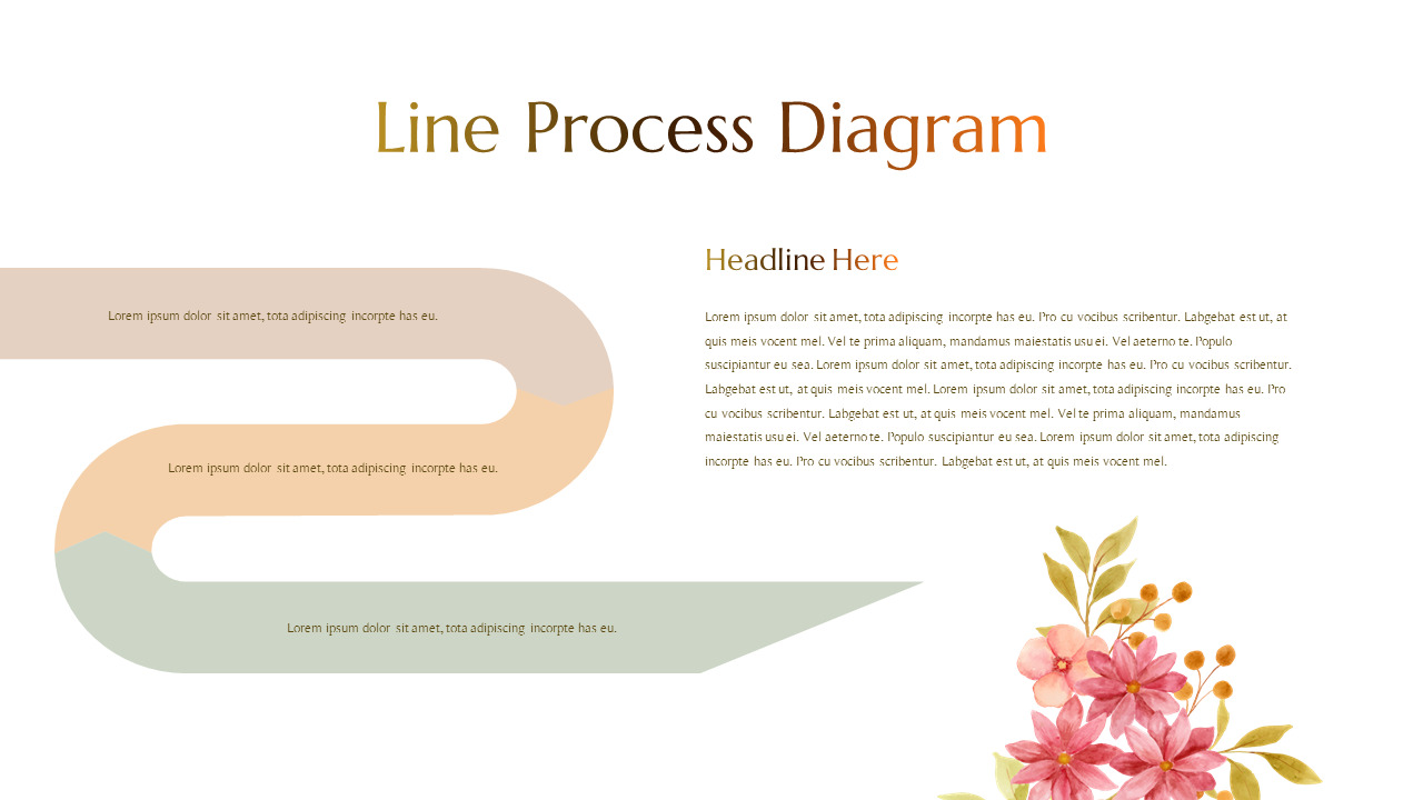 Fall Scenery with Watercolors Simple PPT Templates