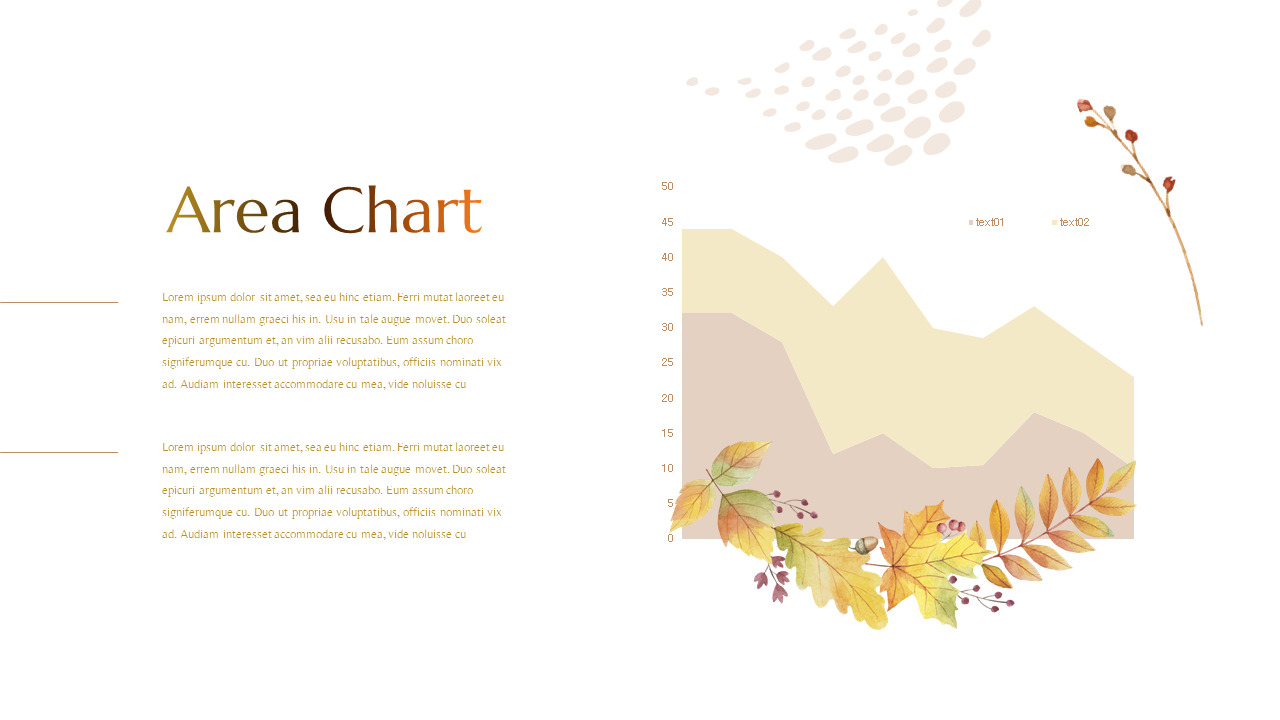 Fall Scenery with Watercolors Simple PPT Templates