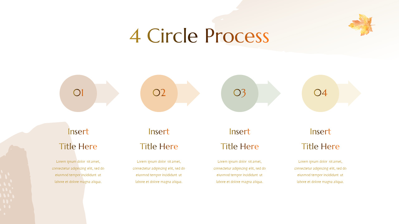 Fall Scenery with Watercolors Simple PPT Templates