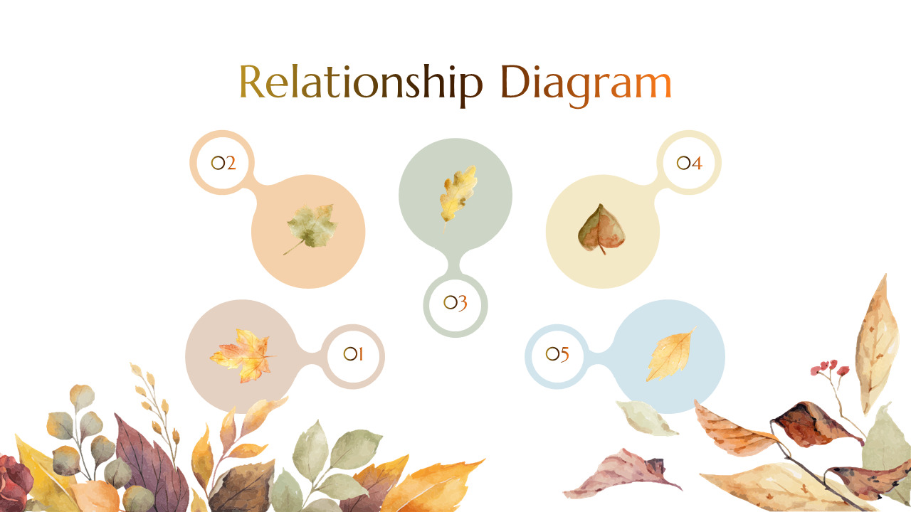 Fall Scenery with Watercolors Simple PPT Templates