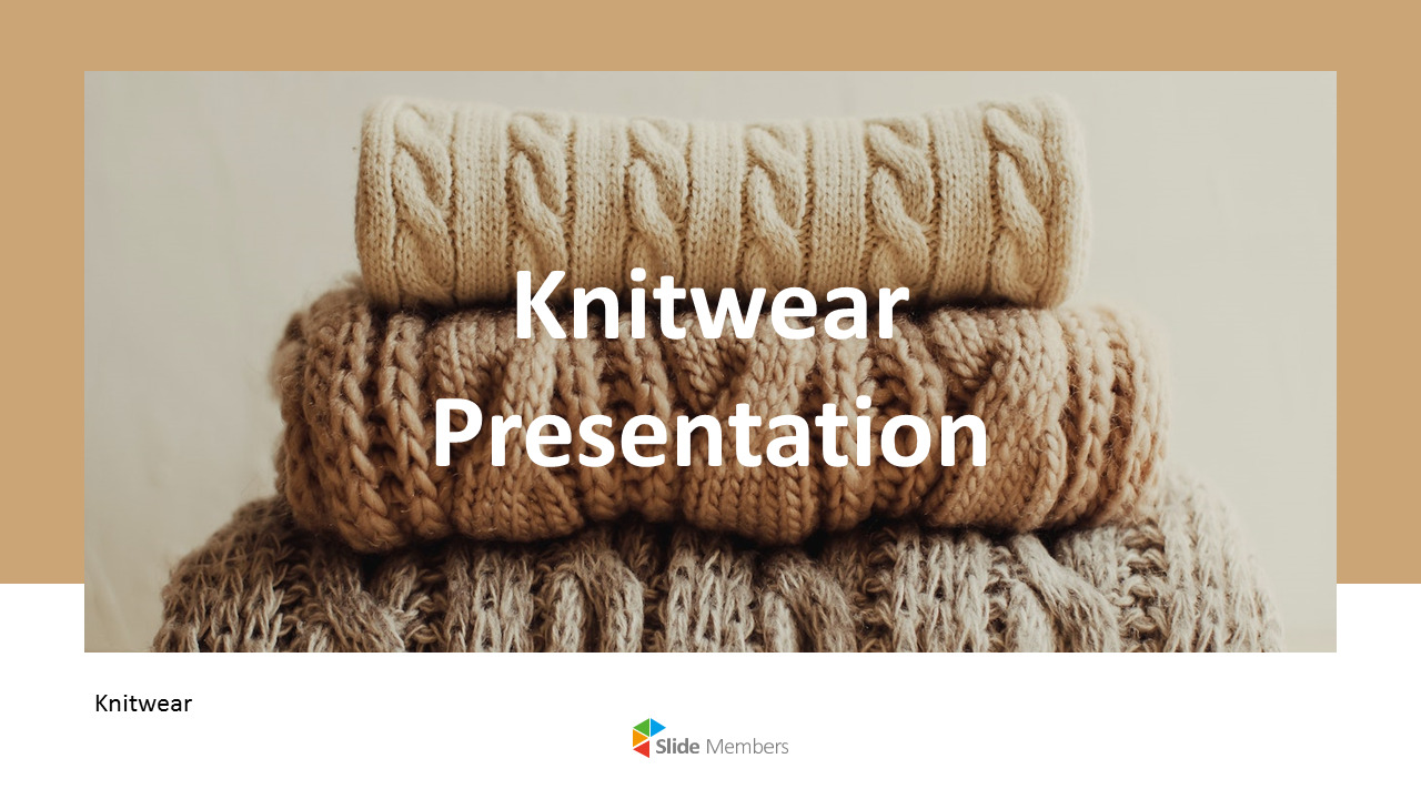 Knitwear Startup PPT Templates|Lifestyle