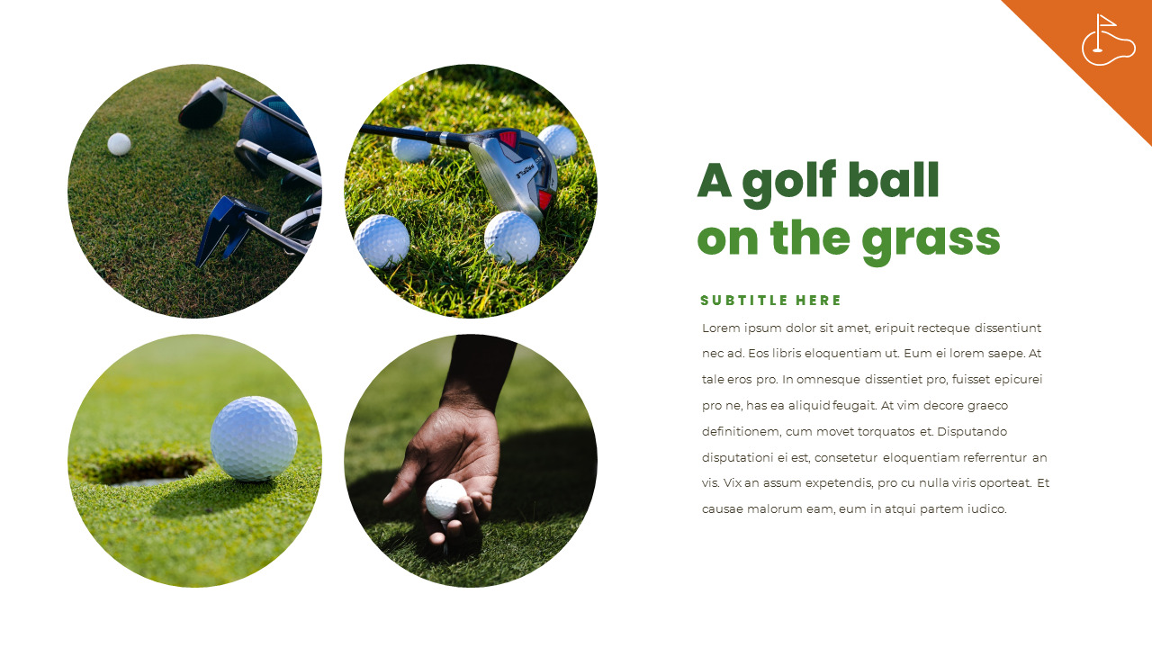 Round of Golf powerpoint presentation download|Lifestyle|Templates