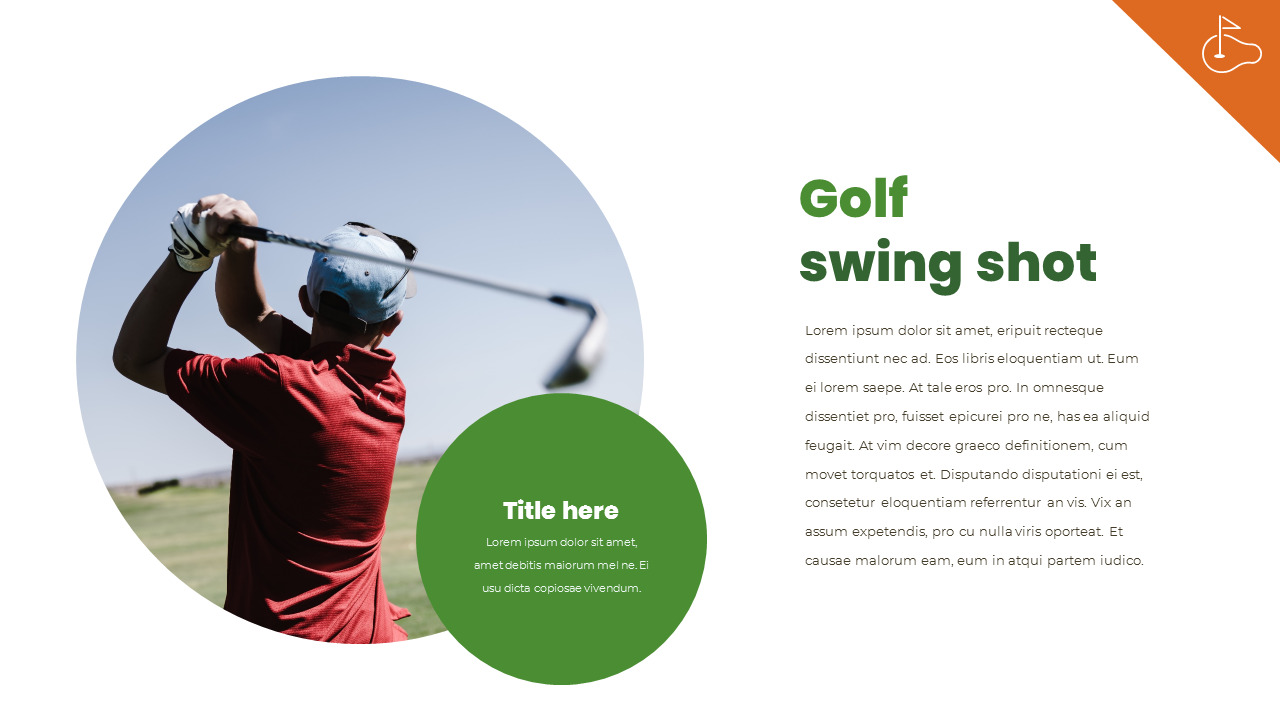 Round of Golf powerpoint presentation download|Lifestyle|Templates