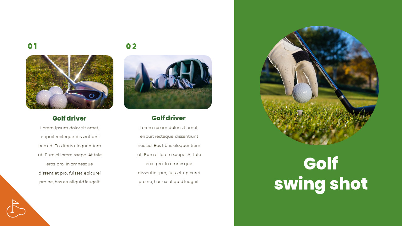 Round of Golf powerpoint presentation download|Lifestyle|Templates