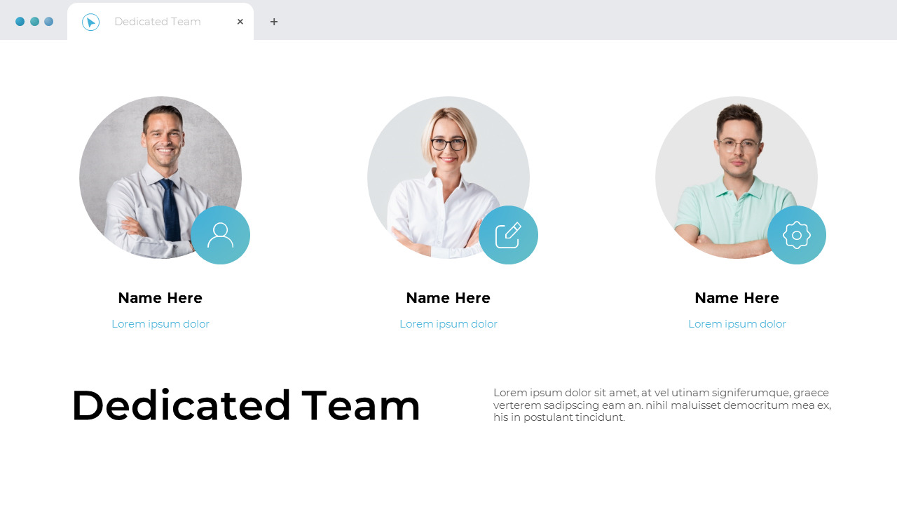 Web Browser Design Concept Startup Pitch Deck