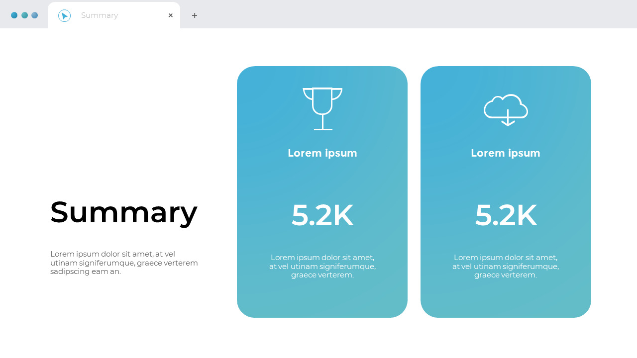 Web Browser Design Concept Startup Pitch Deck 