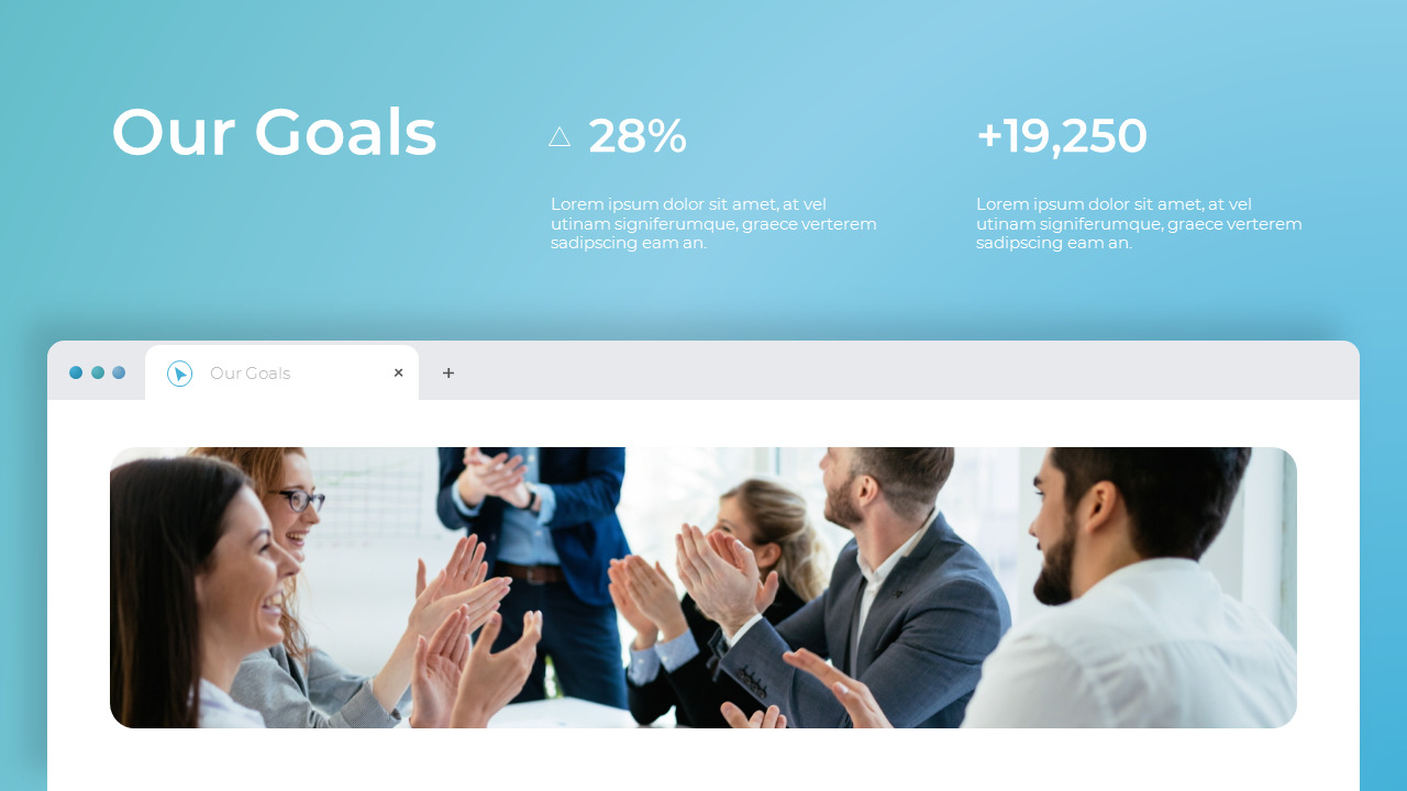 Web Browser Design Concept Startup Pitch Deck