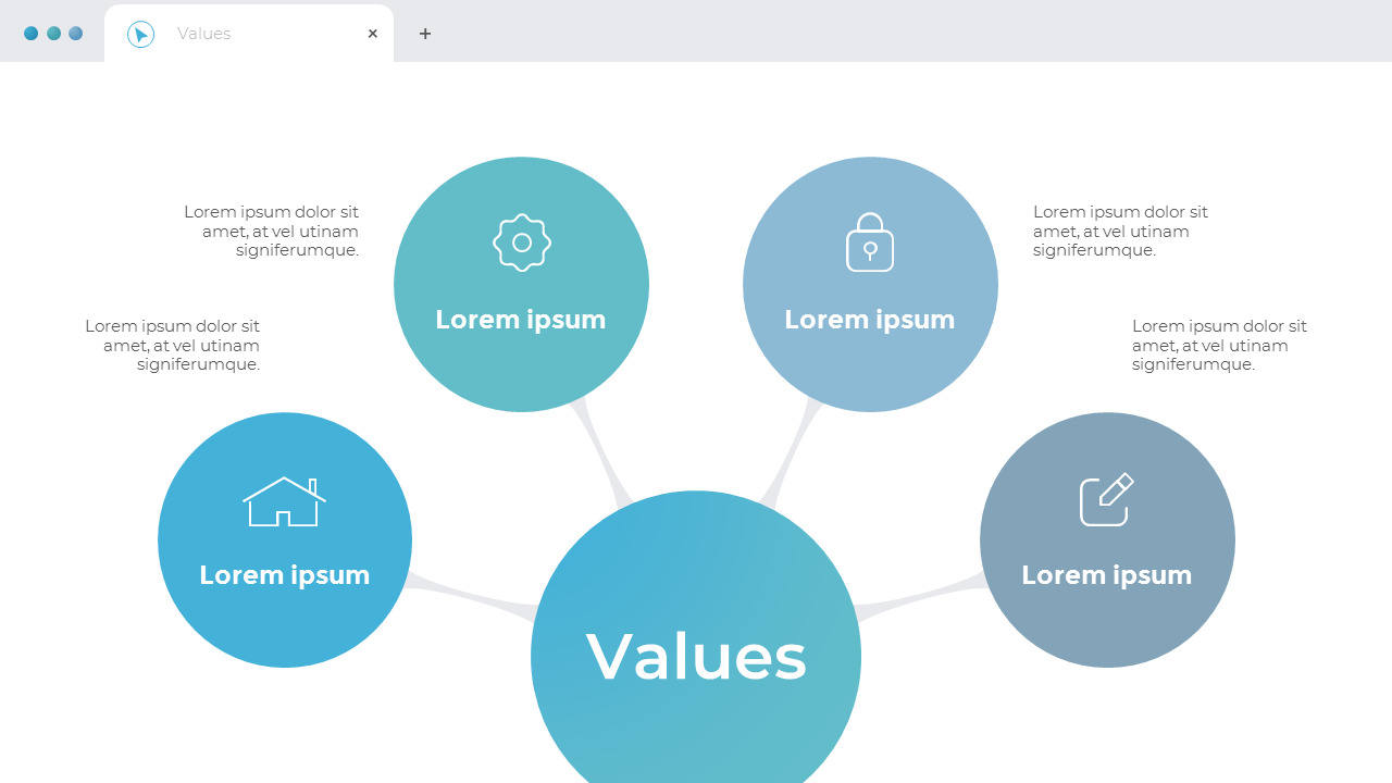 Web Browser Design Concept Startup Pitch Deck