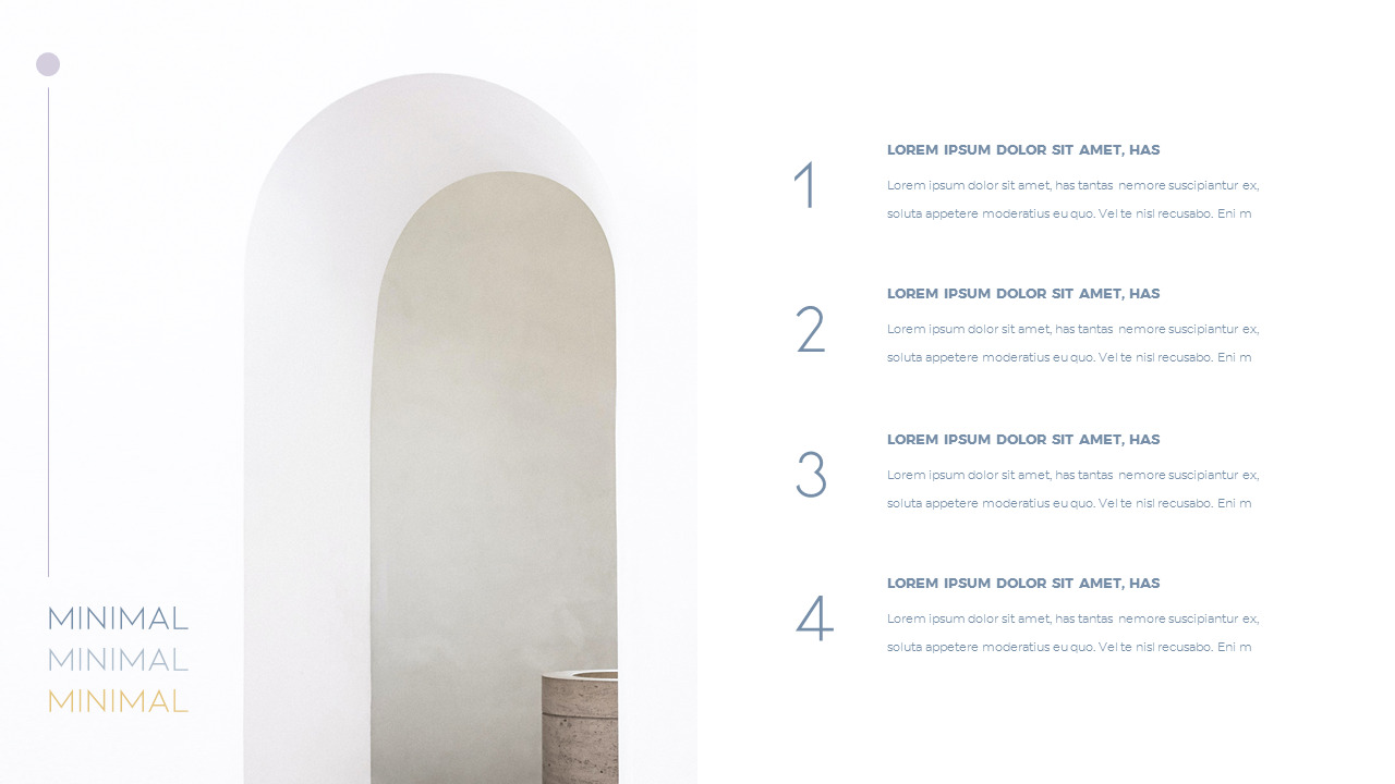 Minimal PowerPoint Presentation Design