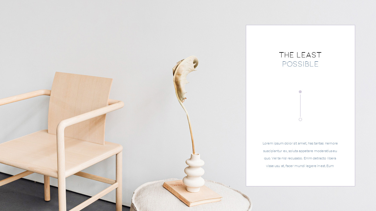 Minimal PowerPoint Presentation Design