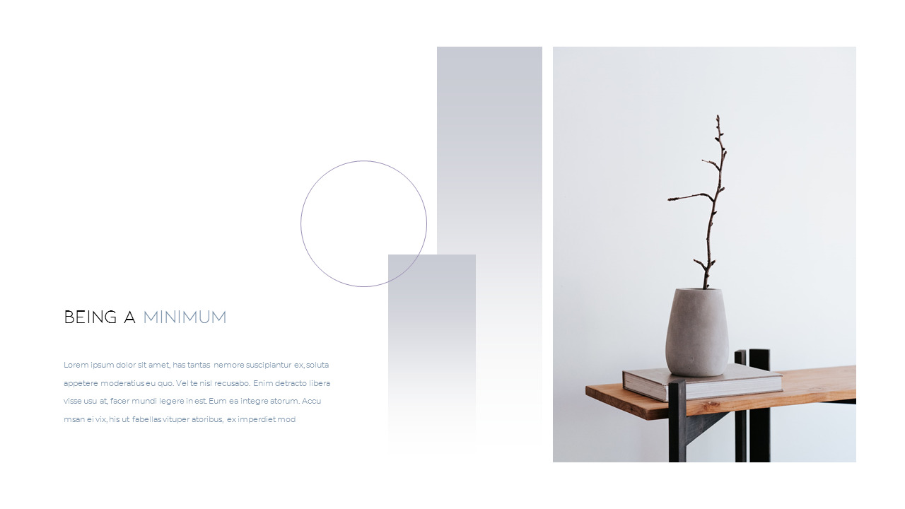 Minimal PowerPoint Presentation Design
