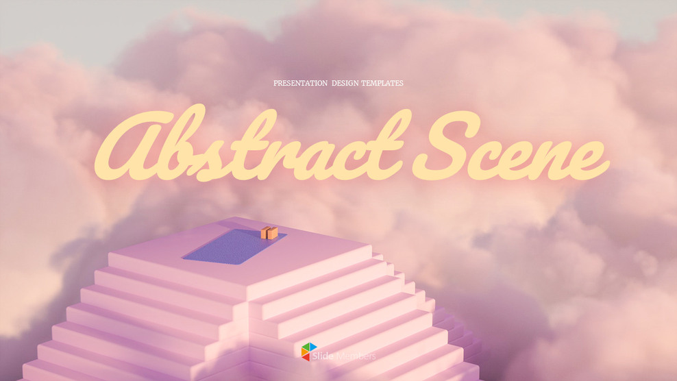 Abstract Scene Google Slides Interactive