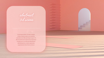 Abstract Scene Google Slides Interactive