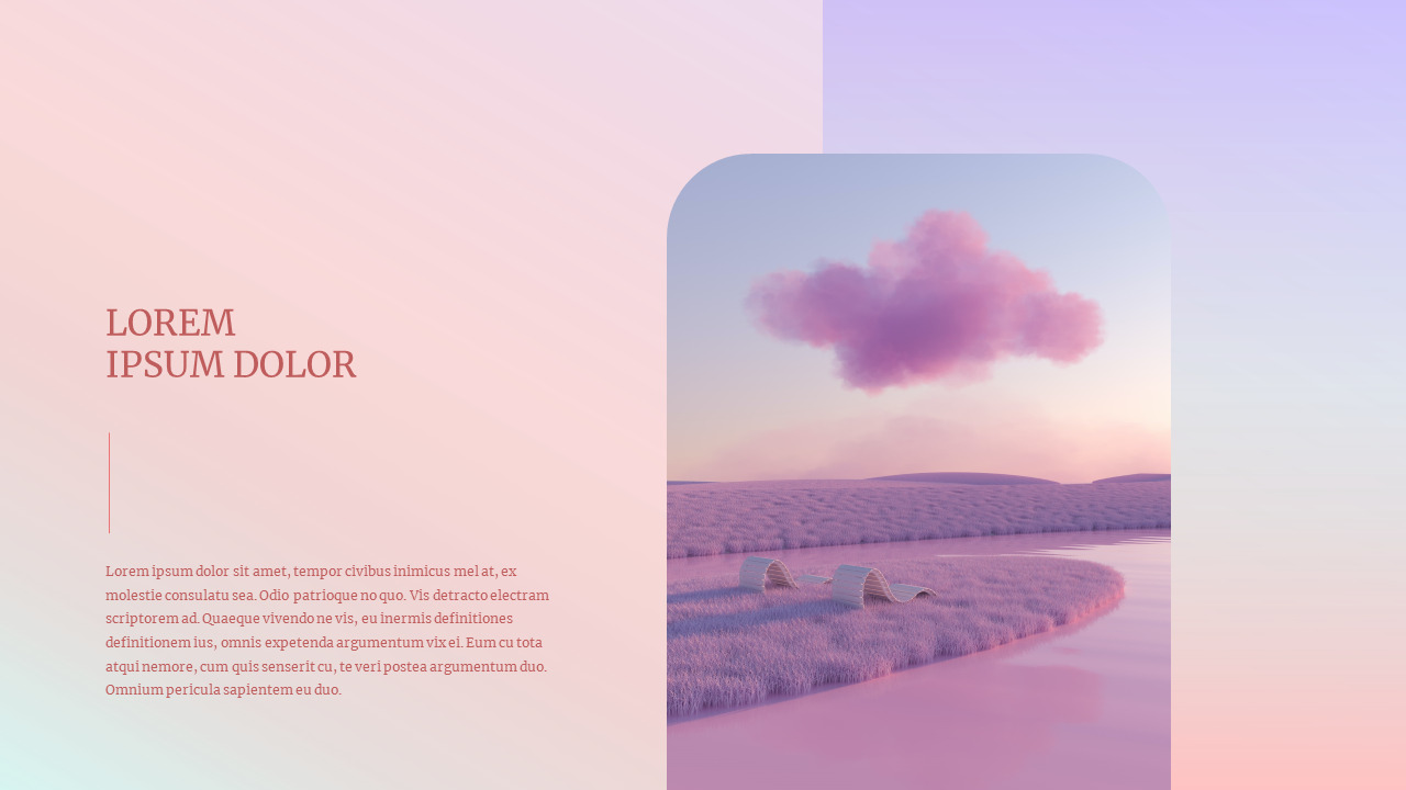 Abstract Scene Google Slides Interactive