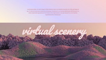 Abstract Scene Google Slides Interactive