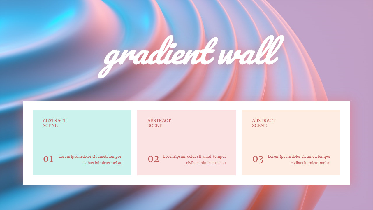 Abstract Scene Google Slides Interactive