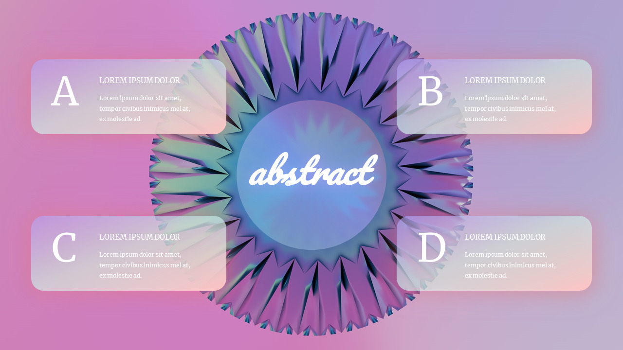 Abstract Scene Google Slides Interactive