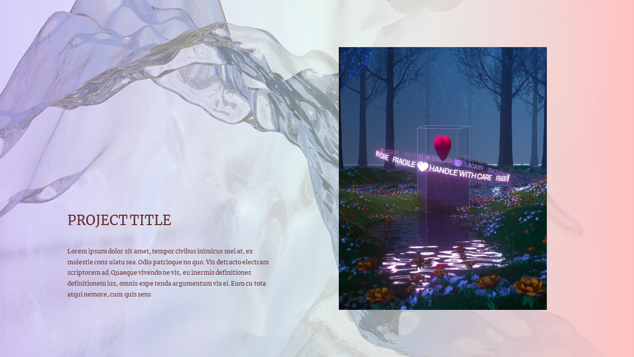 Abstract Scene Google Slides Interactive