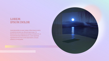 Abstract Scene Google Slides Interactive