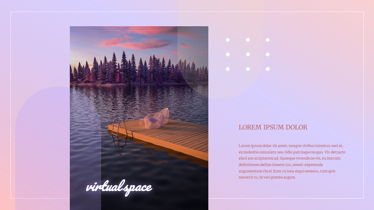 Abstract Scene Google Slides Interactive