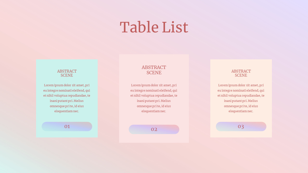 Abstract Scene Google Slides Interactive
