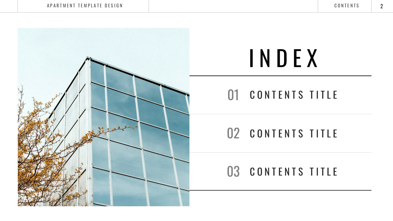 Appartment Presentation Google Slides Templates