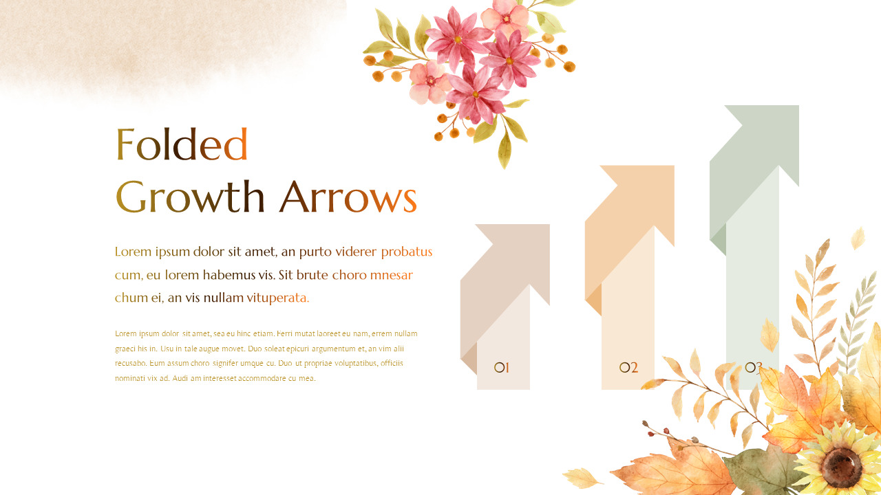 Fall Scenery with Watercolors Google Slides Themes