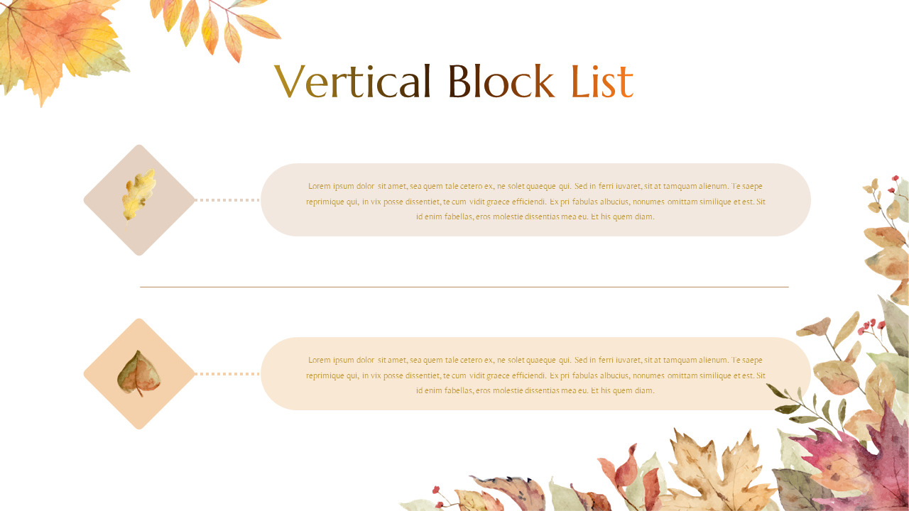 Fall Scenery with Watercolors Google Slides Themes