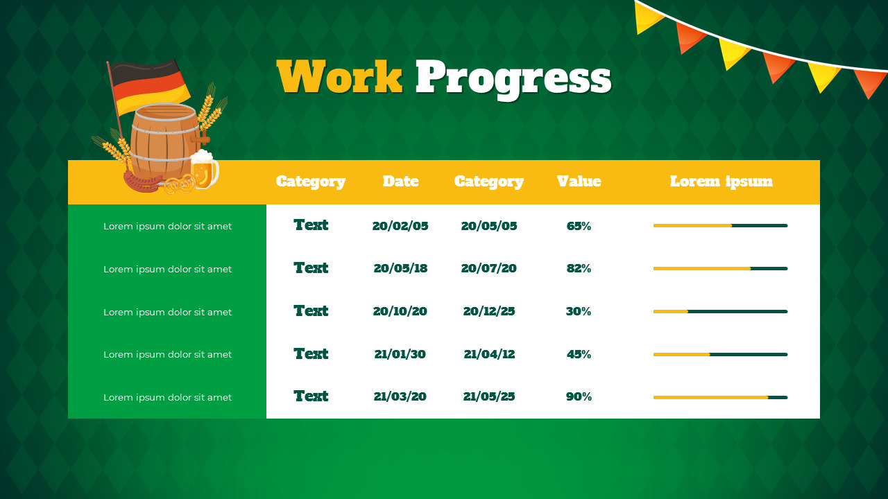 Oktoberfest Presentation Google Slides Templates