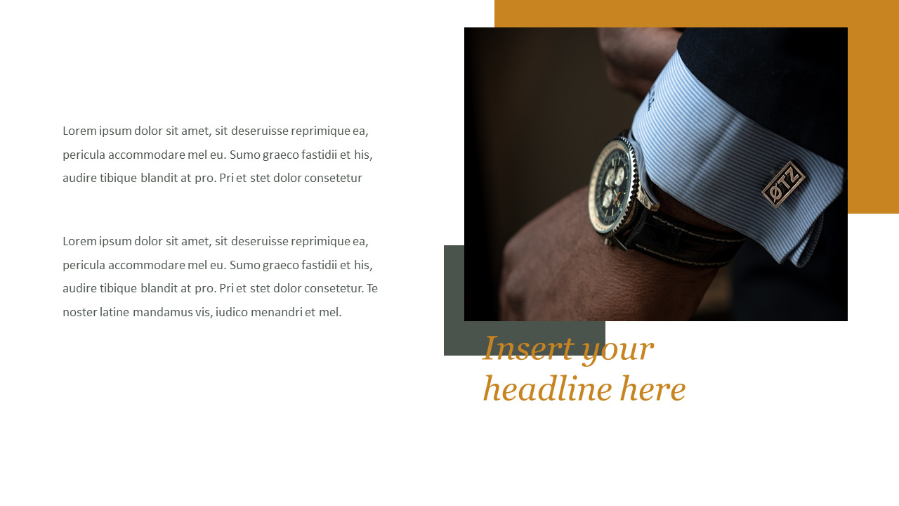 Wristwatch professional google slides presentation|Lifestyle