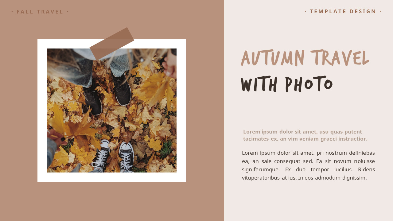 Autumn Travel animated powerpoint slides