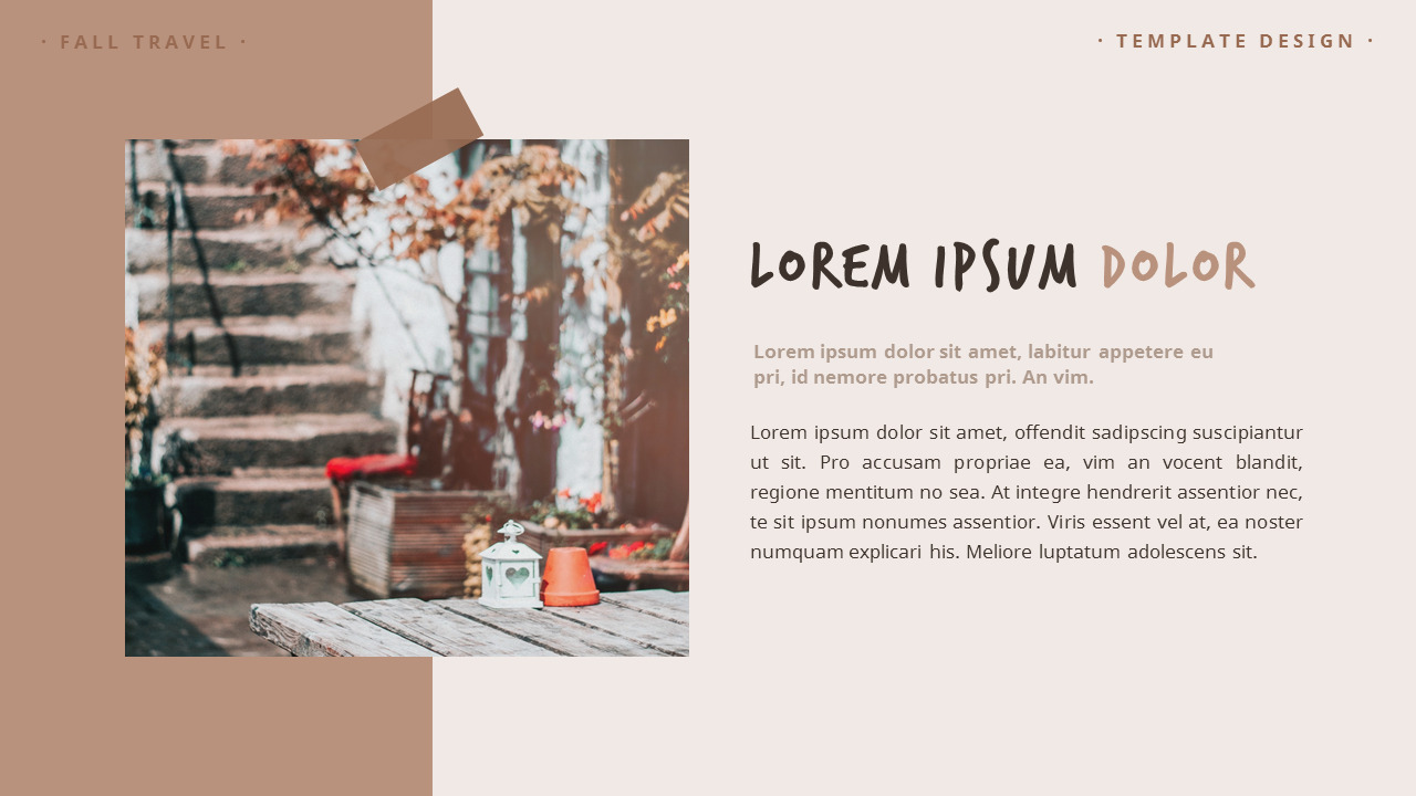 Autumn Travel animated powerpoint slides