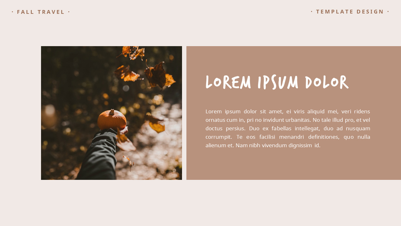 Autumn Travel animated powerpoint slides