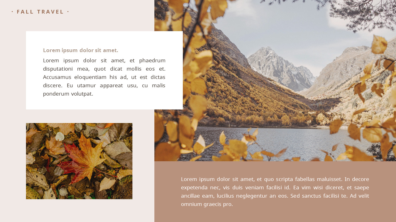 Autumn Travel animated powerpoint slides