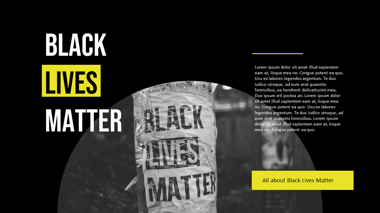 Black Lives Matter powerpoint themes
