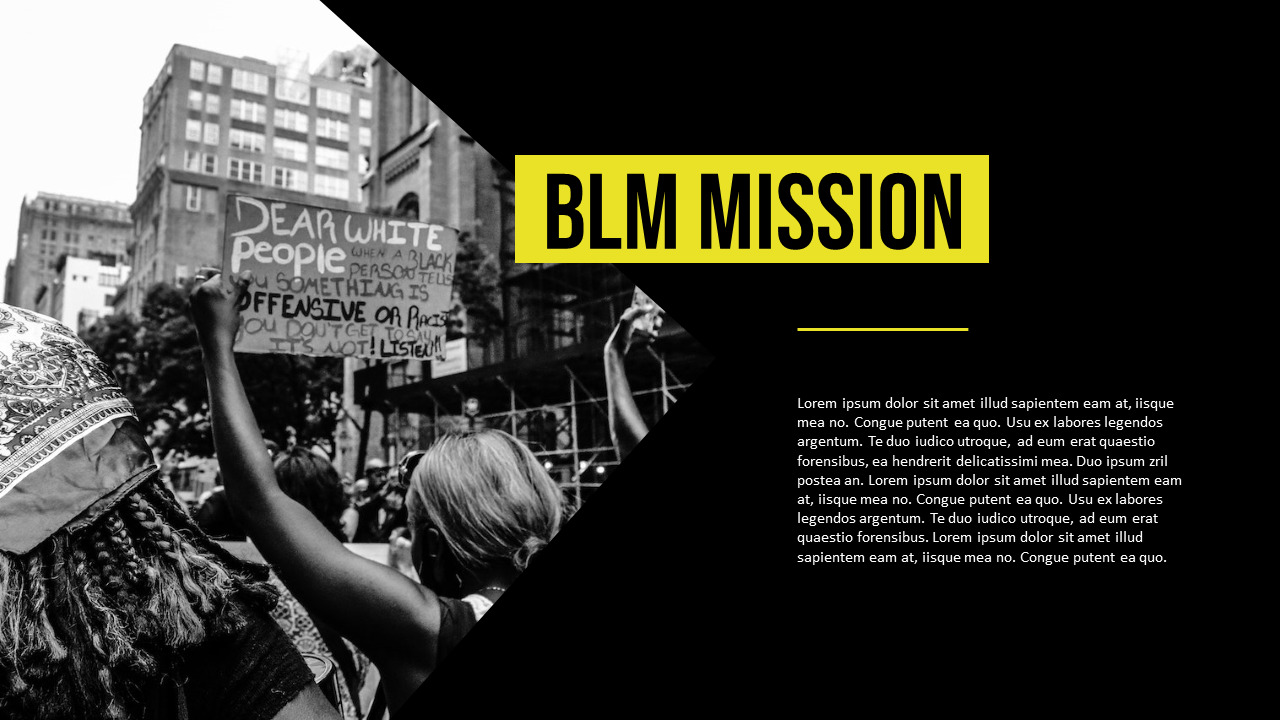 Black Lives Matter powerpoint themes