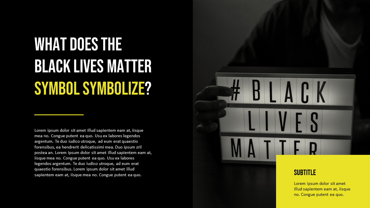 Black Lives Matter powerpoint themes