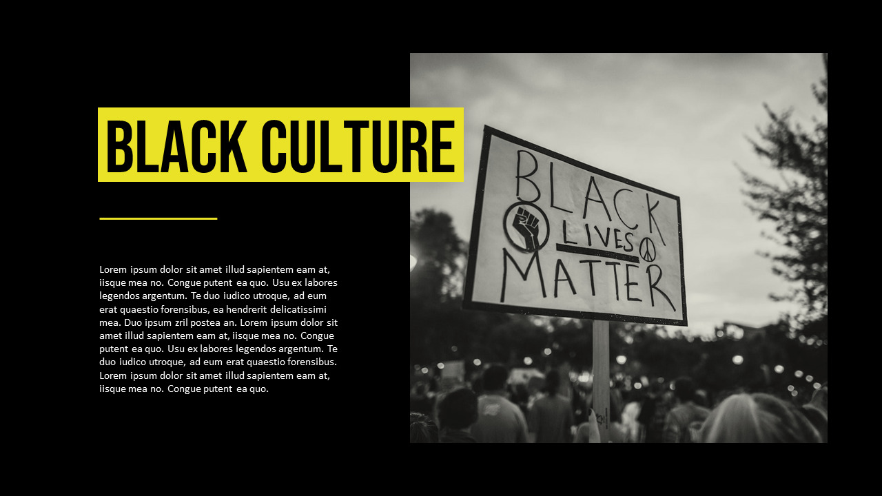 Black Lives Matter powerpoint themes