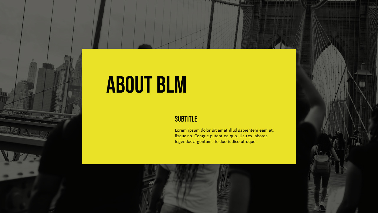 Black Lives Matter powerpoint themes