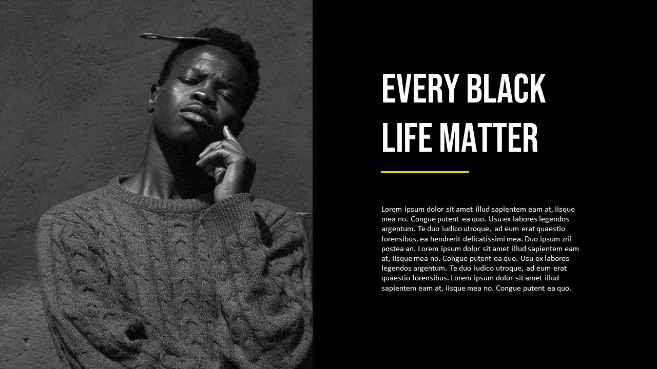 Black Lives Matter powerpoint themes