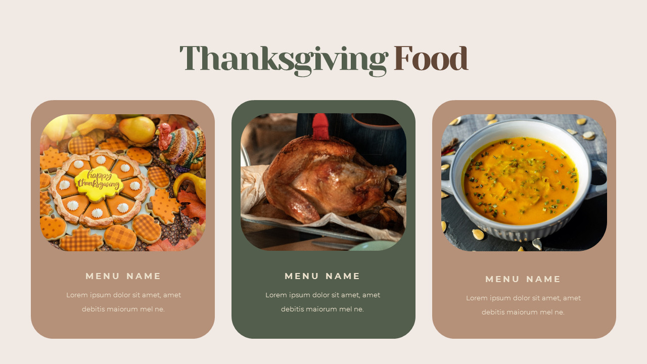 Thanksgiving Day design in powerpoint