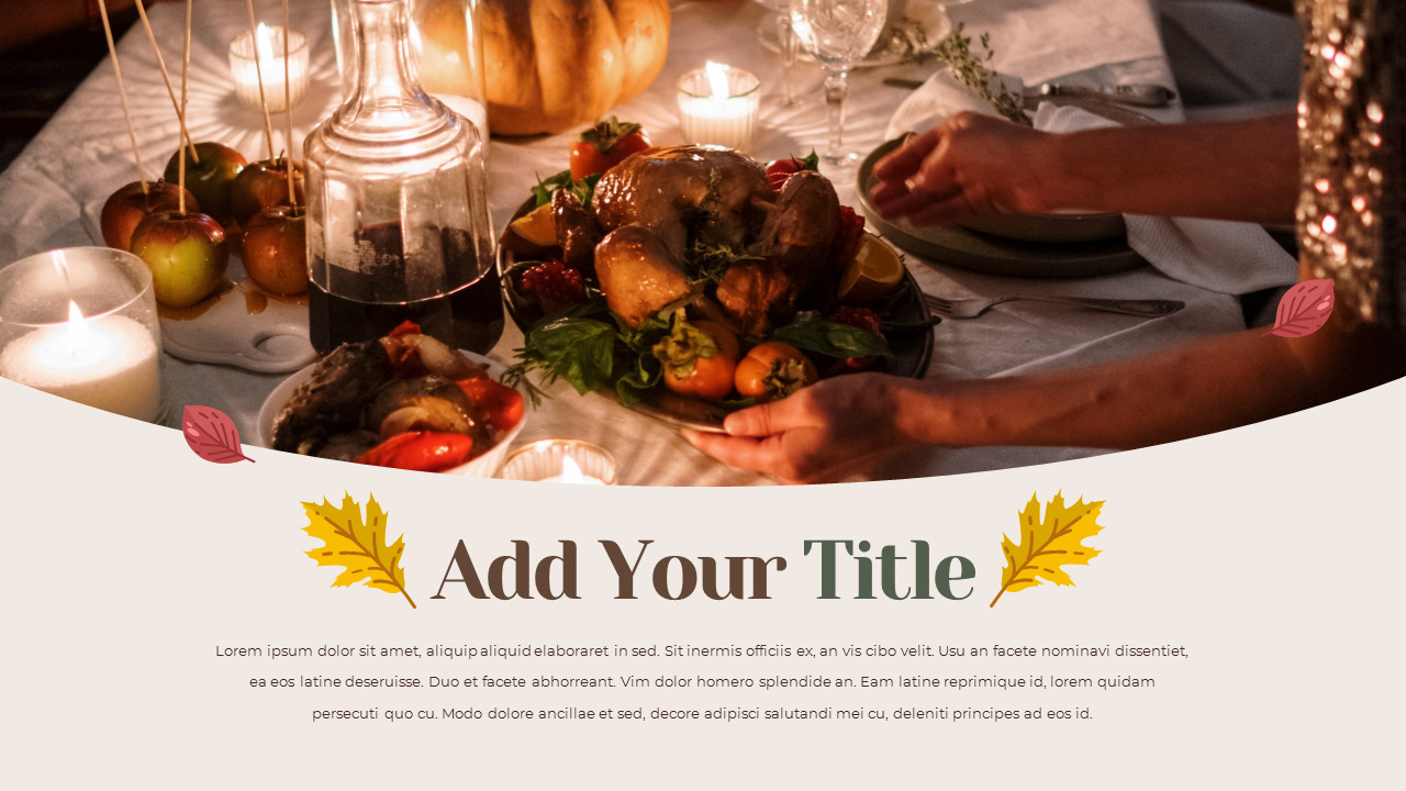 Thanksgiving Day design in powerpoint